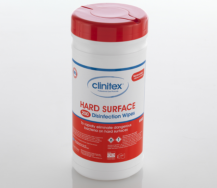 HARD SURFACE ALCOHOL WIPES – Clinitex