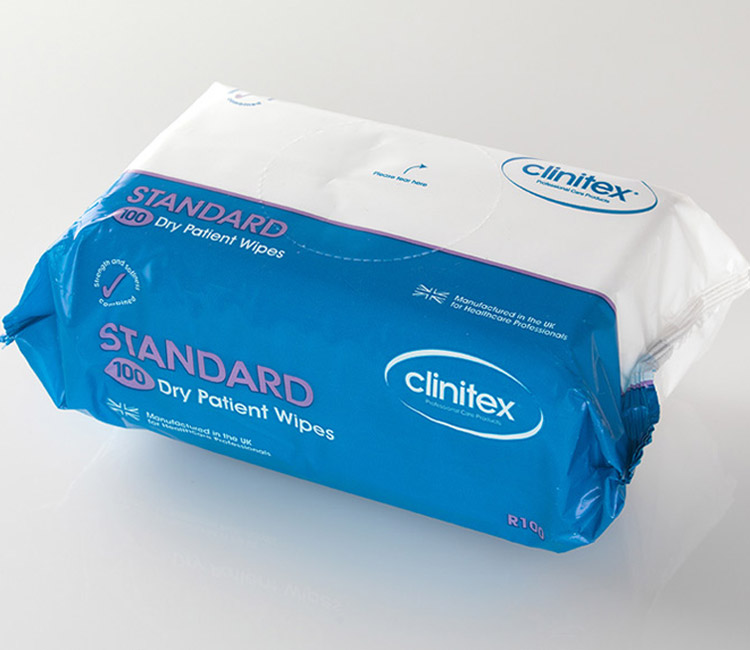 DRY PATIENT WIPES – Clinitex